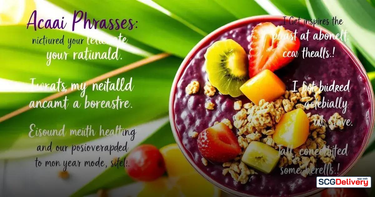 Frases de Açaí: Inspire-se com Mensagens Refrescantes e Deliciosas